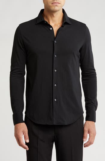 Victor Emmanuel Cotton Knit Dress Shirt | Nordstromrack