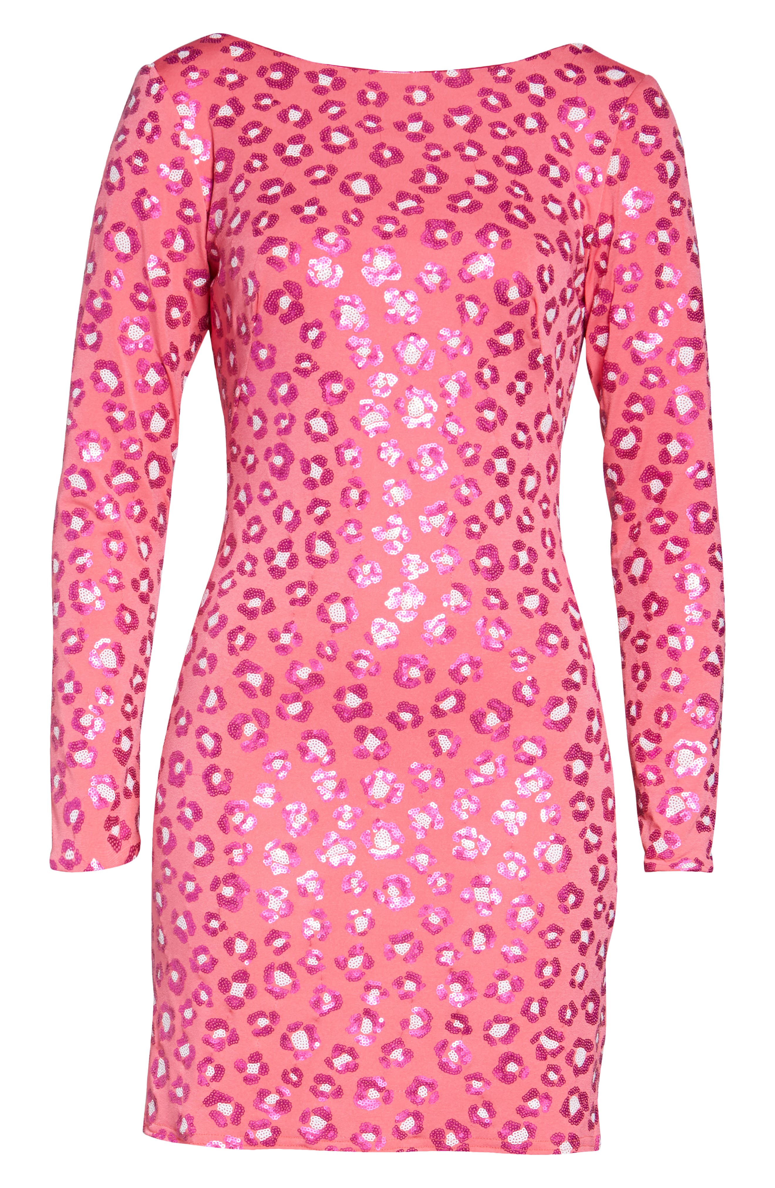 SHO by Tadashi Shoji Long Sleeve Sequin Cocktail Dress | Nordstrom