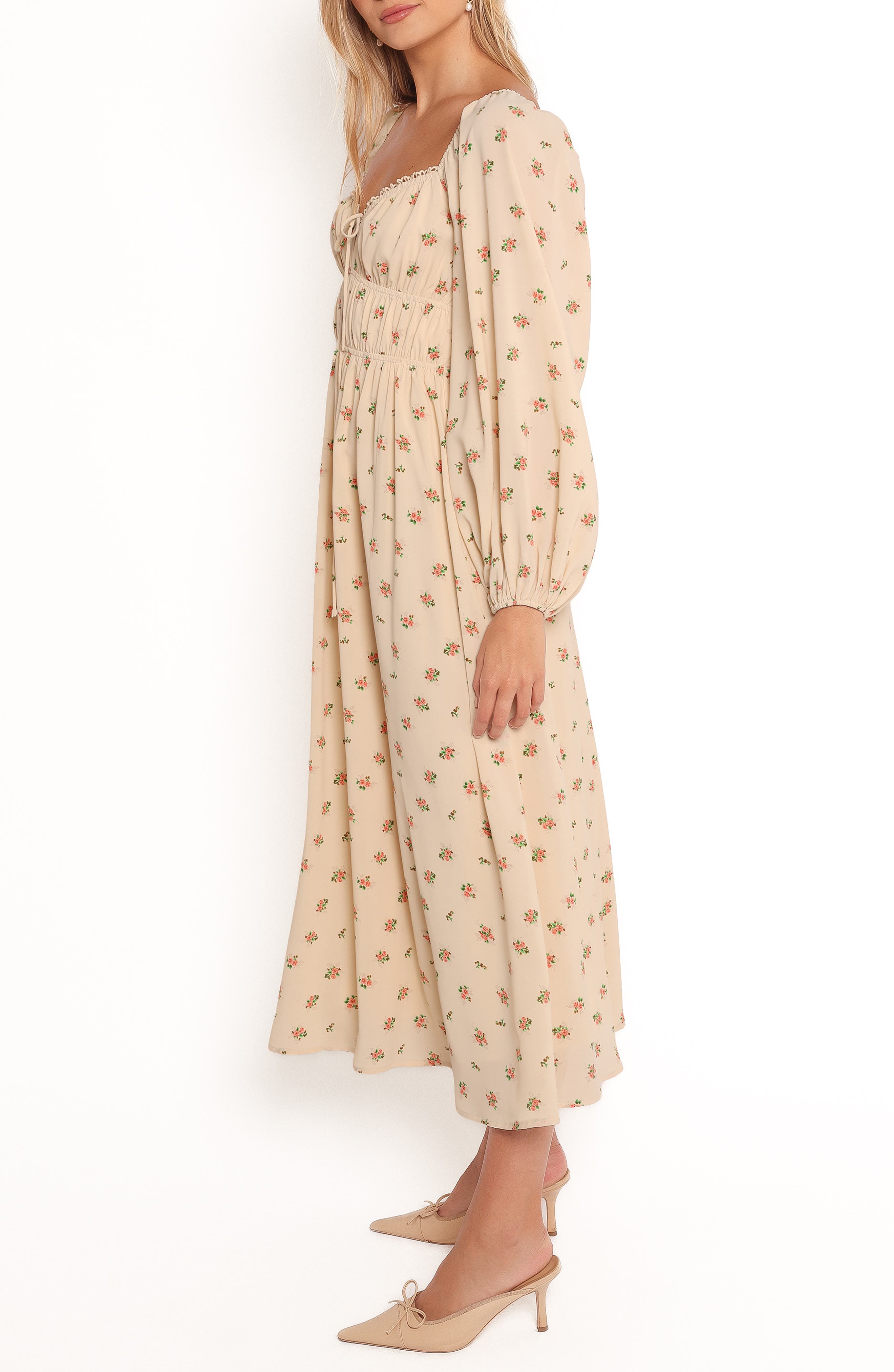 Petal & Pup Maureen Floral Long Sleeve Midi Dress | Nordstromrack