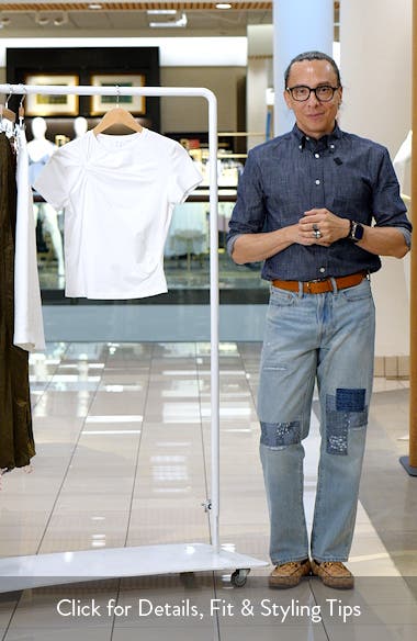 Good American Superstretch Twist T-Shirt | Nordstromrack