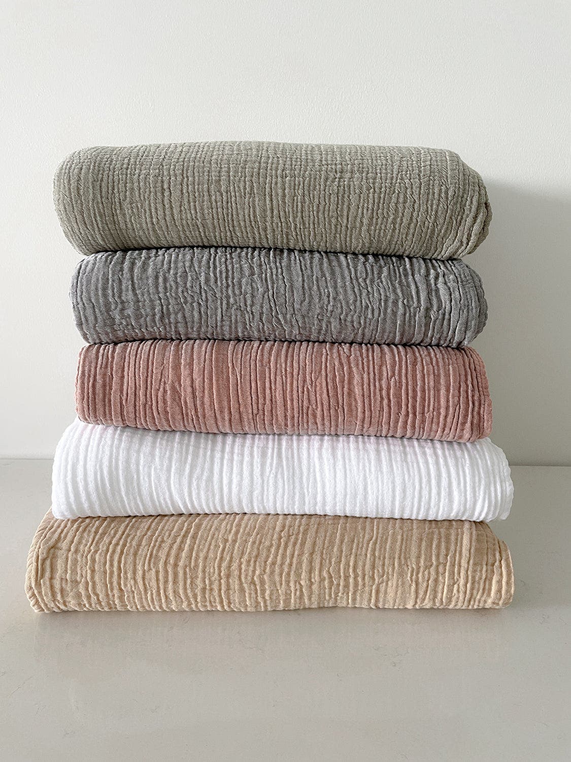 Crinkled Turkish Cotton Oversized Cuddle Blanket | Nordstrom