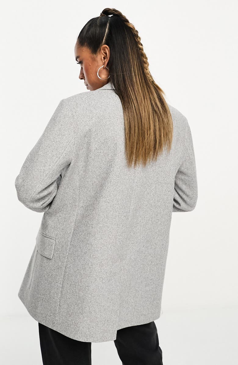 ASOS DESIGN Double Breasted Boyfriend Knit Jacket | Nordstromrack