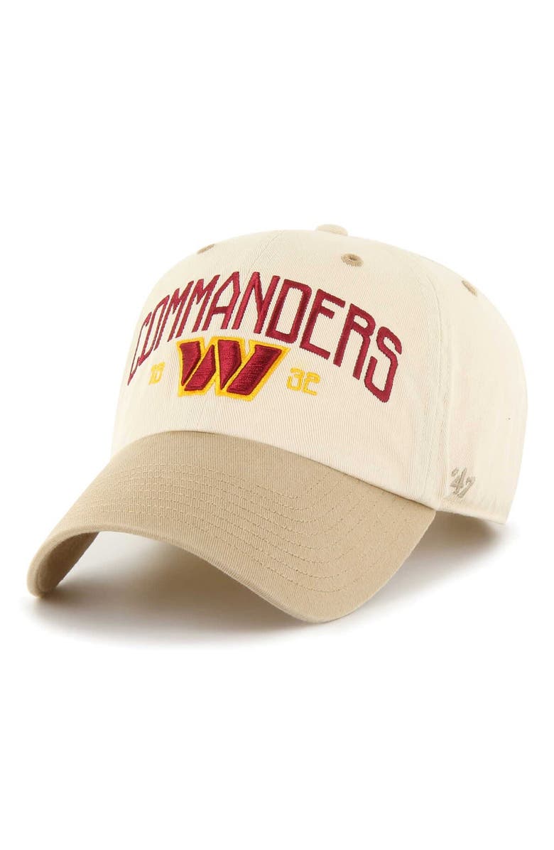'47 Men's '47 Natural/Tan Washington Commanders Sierra Clean Up ...