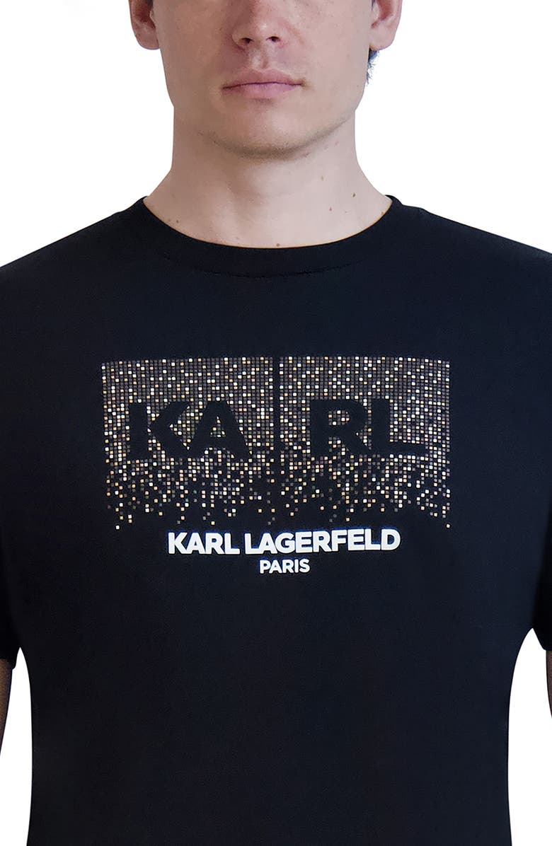 KARL LAGERFELD PARIS Logo Cotton Graphic T-Shirt | Nordstromrack