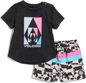 Volcom Graphic T-Shirt & Swim Trunks Set | Nordstromrack