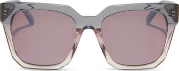 DIFF Ariana II 54mm Gradient Square Sunglasses | Nordstrom