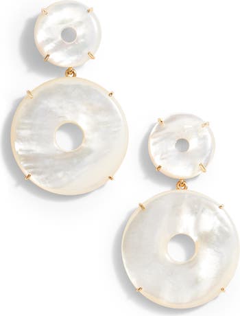 ASHA Elizabeth Mother-of-Pearl Drop Earrings | Nordstrom