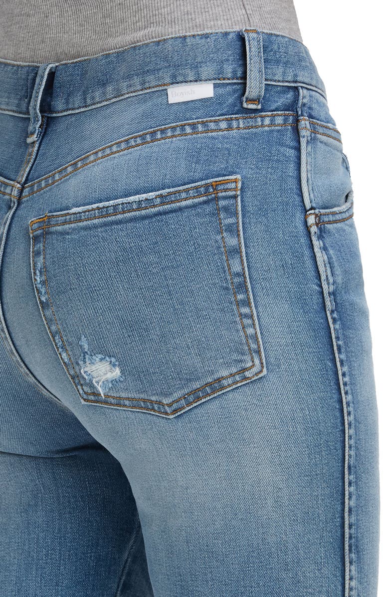 Boyish Jeans The Dempsey Ripped High Waist Raw Hem Jeans | Nordstrom