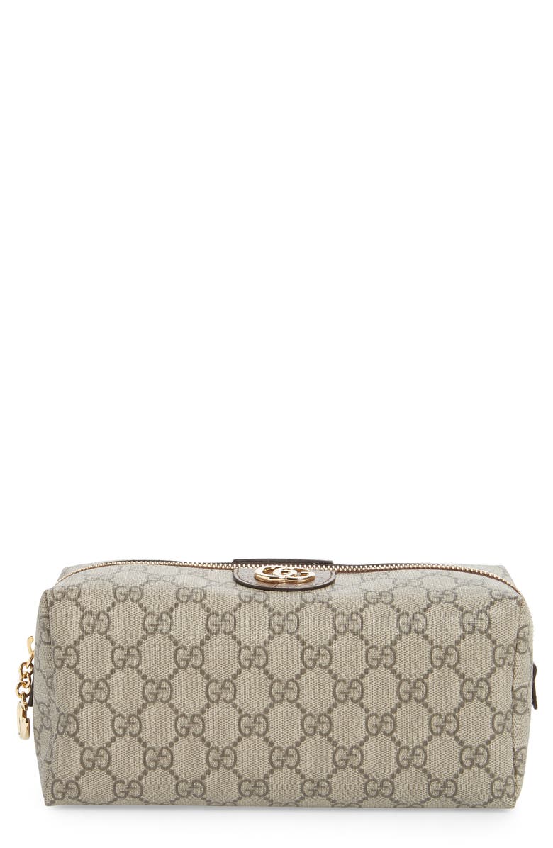 Gucci Medium Ophidia GG Supreme Canvas Cosmetics Case | Nordstrom