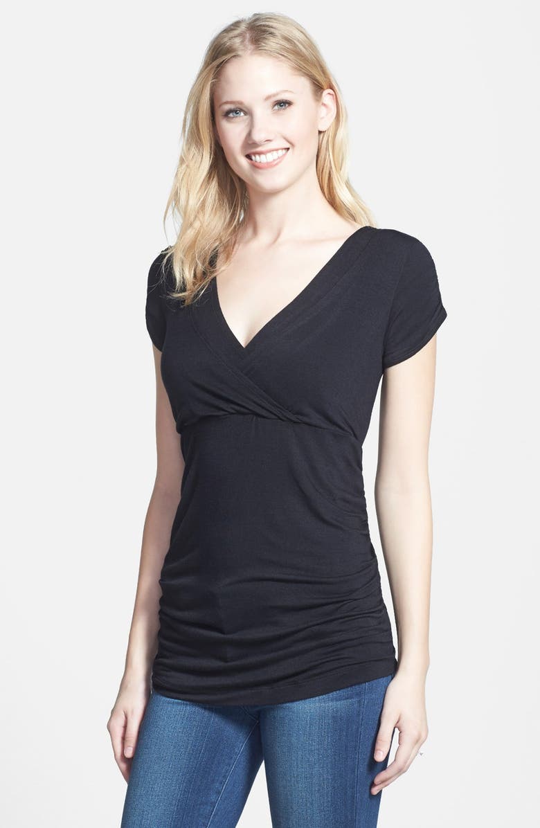 Japanese Weekend Cap Sleeve Nursing Top | Nordstrom