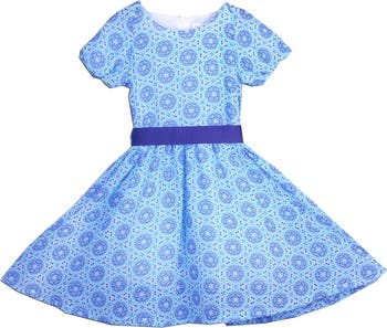 JOE-ELLA Kaili Chiffon Batik Dress | Nordstromrack