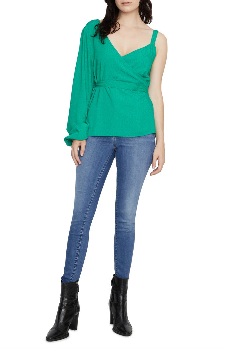 Sanctuary Dani One Shoulder Wrap Blouse | Nordstromrack