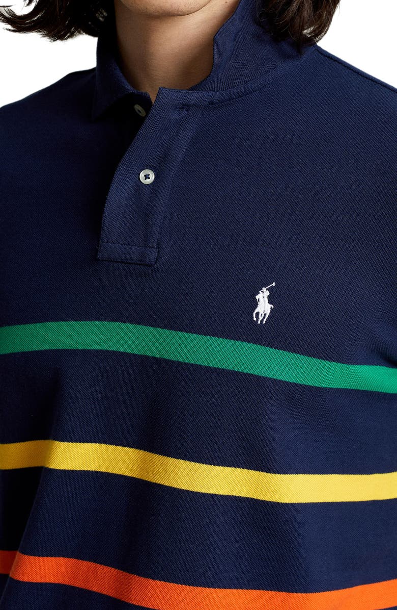 Polo Ralph Lauren Stripe Piqué Polo | Nordstromrack
