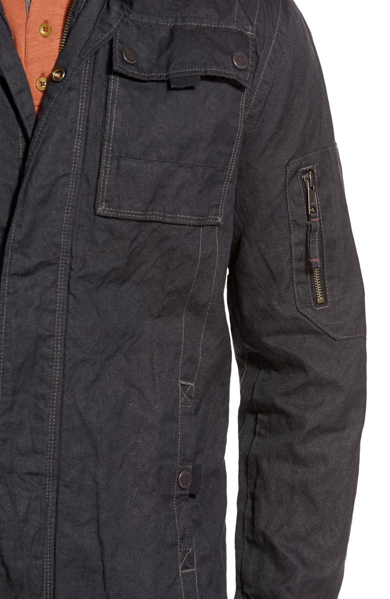Jeremiah 'Thorne' Coated Canvas Jacket | Nordstrom