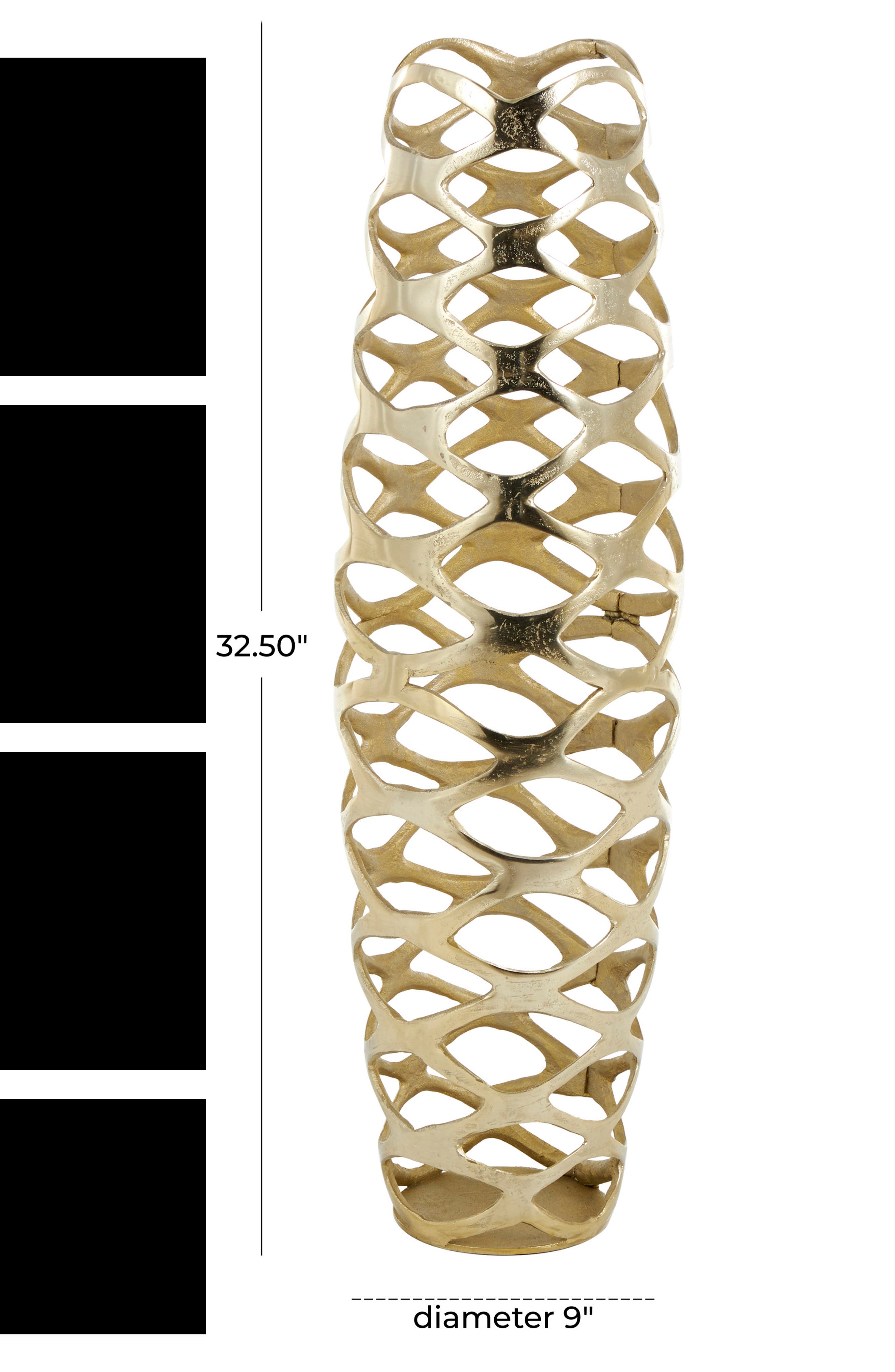 VIVIAN LUNE HOME Metal Vase | Nordstromrack