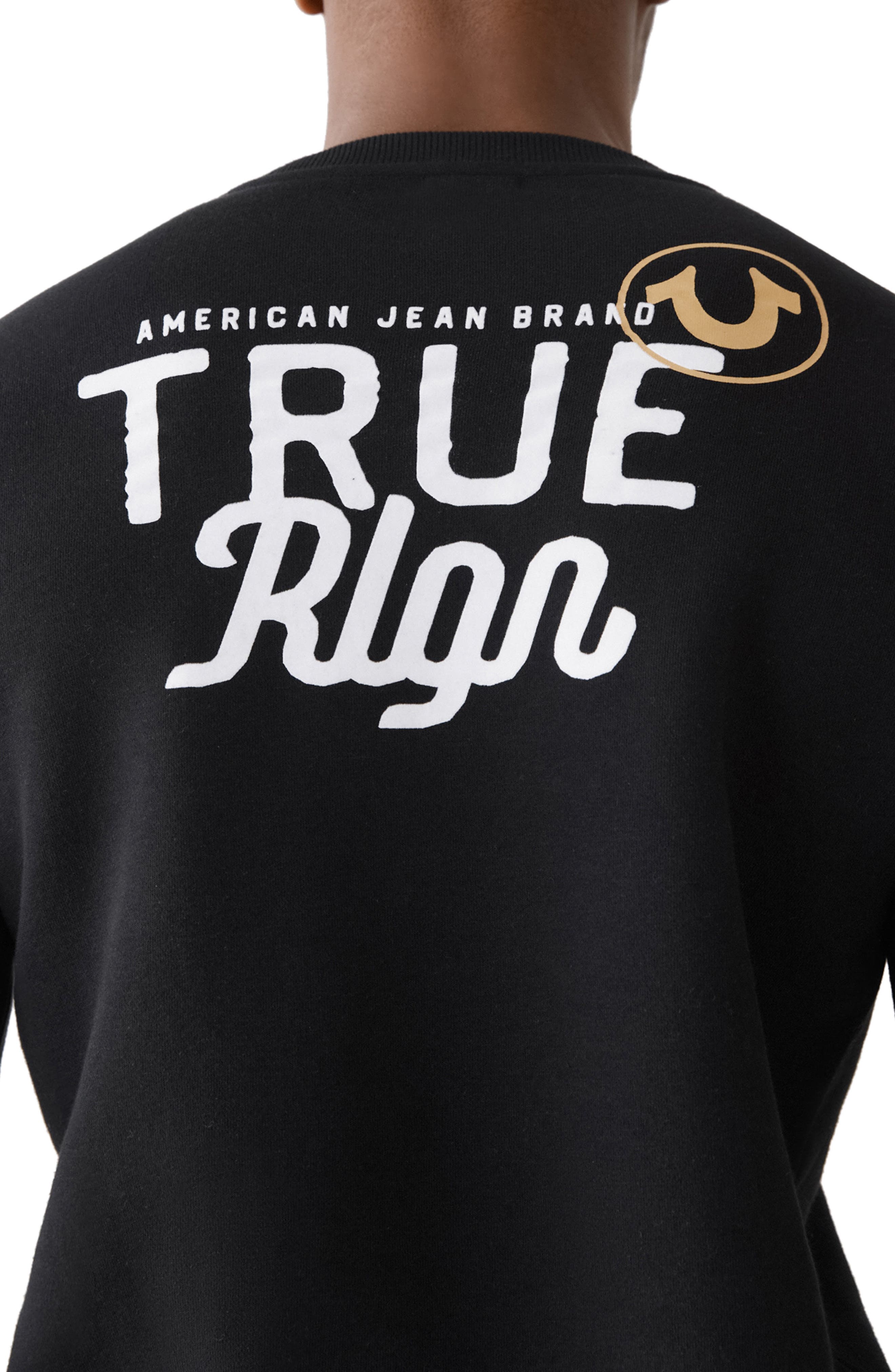 True Religion Brand Jeans True Religion Flock Logo Sweatshirt ...