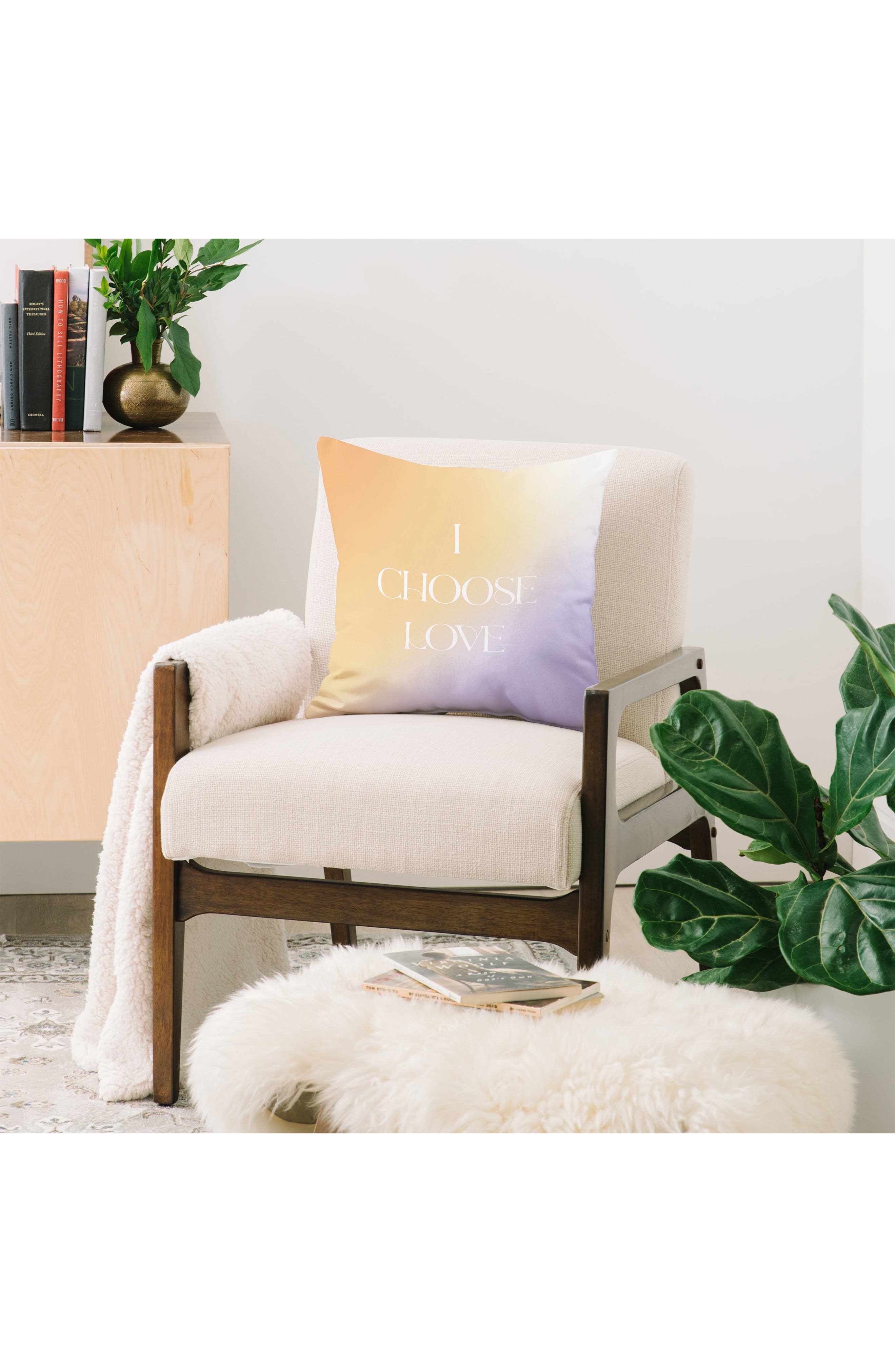 Deny Designs Bohomadic.Studio I Choose Love Throw Pillow | Nordstromrack