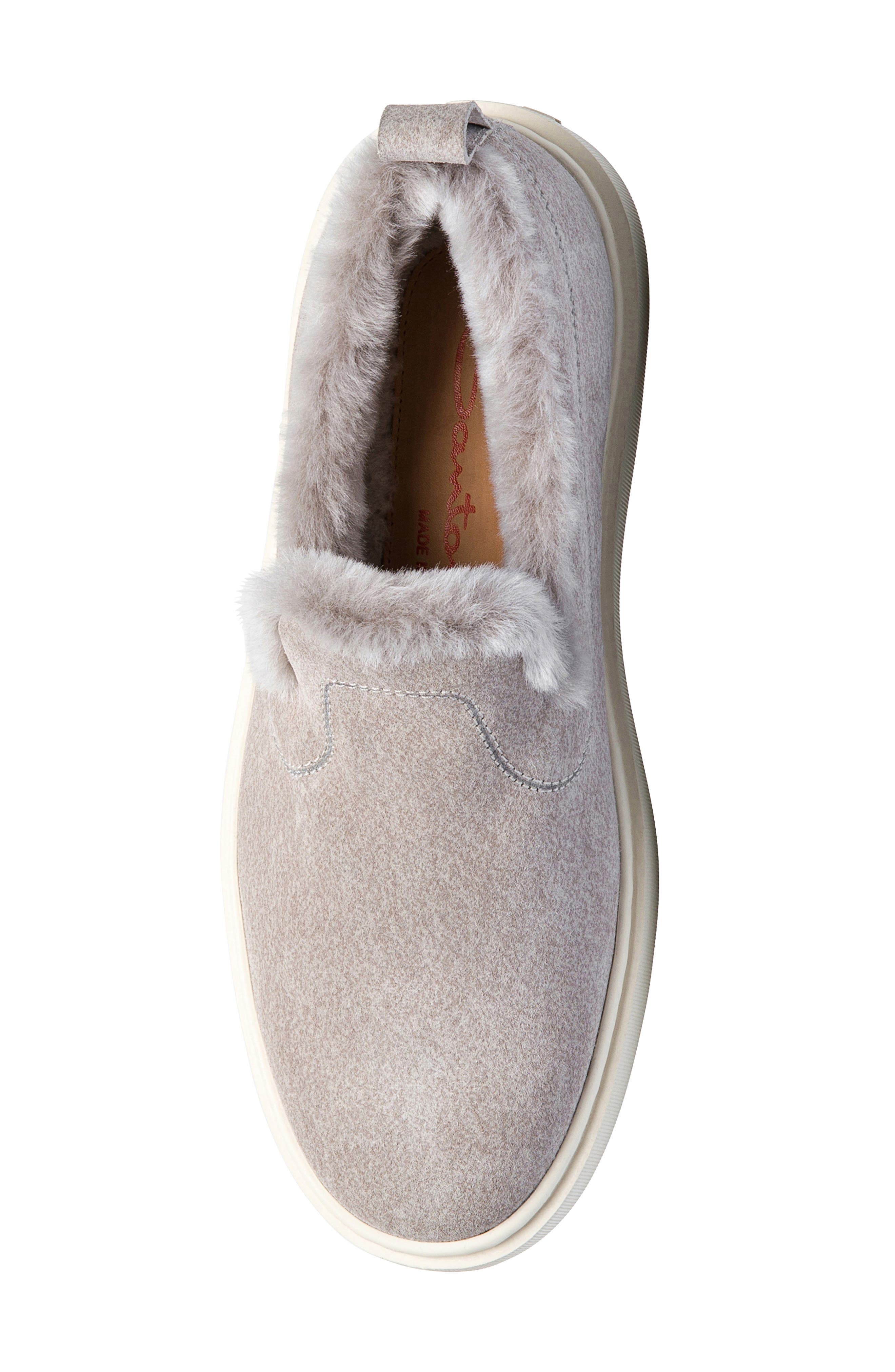 Santoni Aconite Genuine Shearling Sneaker (Women) | Nordstromrack