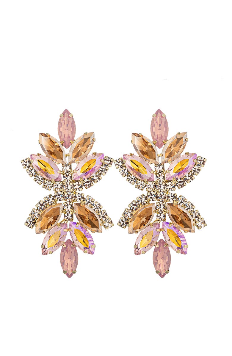 EYE CANDY LOS ANGELES Cosmo Crystal Statement Stud Earrings | Nordstromrack