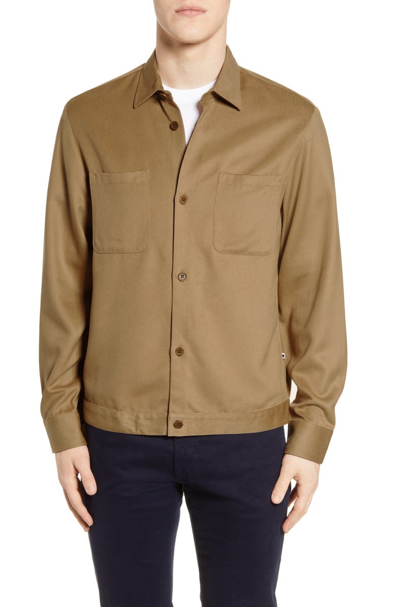 NN07 Drake Twill Shirt Jacket | Nordstromrack