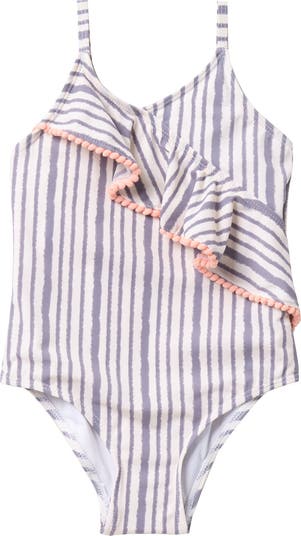 Jessica Simpson Quicksilver Stripe One-Piece Bathing Suit | Nordstromrack