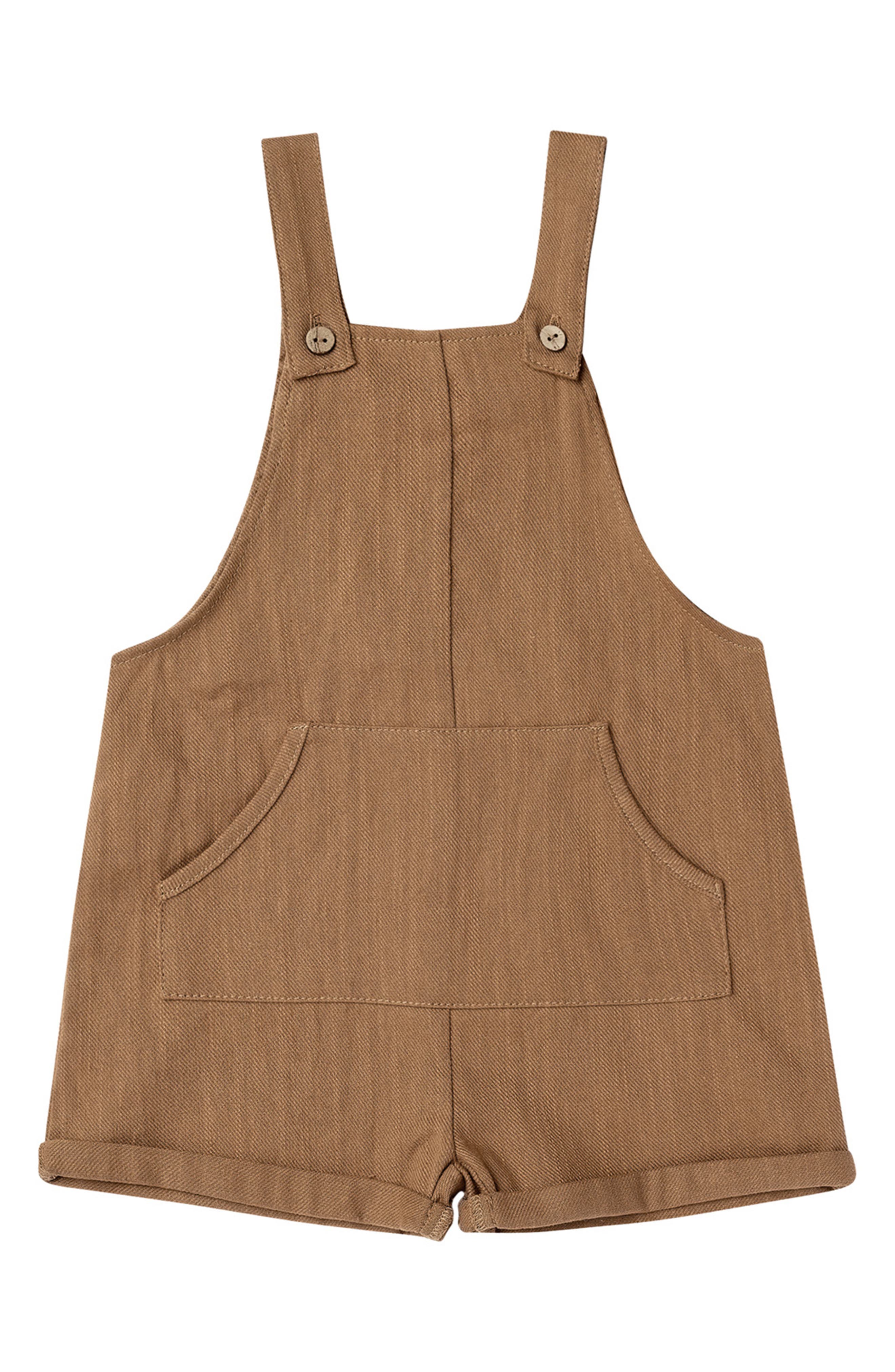 Rylee + Cru Billie Cotton Short Overalls | Nordstromrack