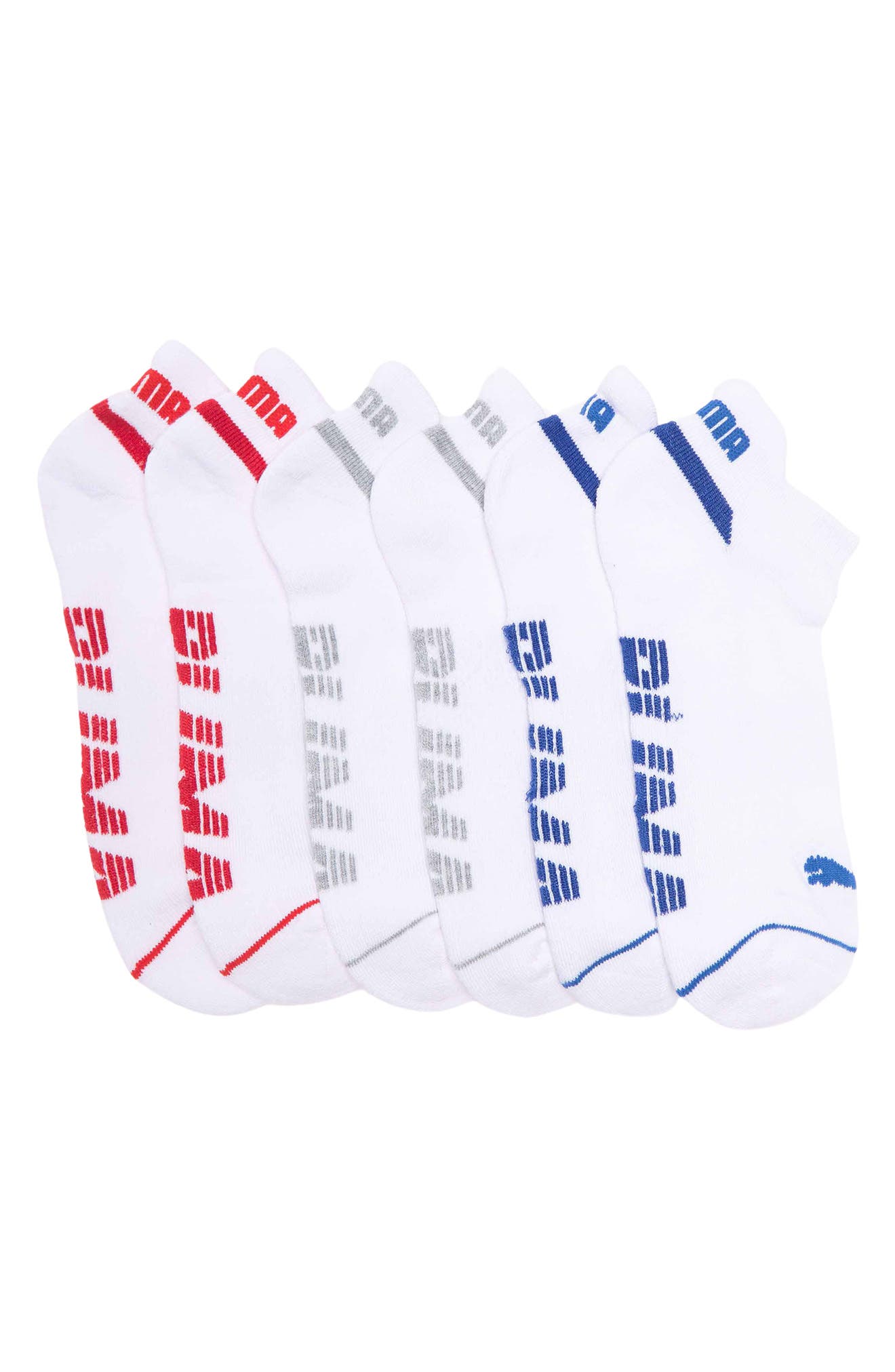 PUMA 1/2 Terry Low Cut Socks - Pack of 6 | Nordstromrack