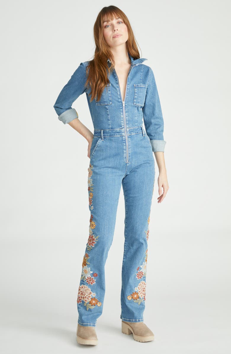 Driftwood Neptune Floral Embroidered Jumpsuit | Nordstromrack