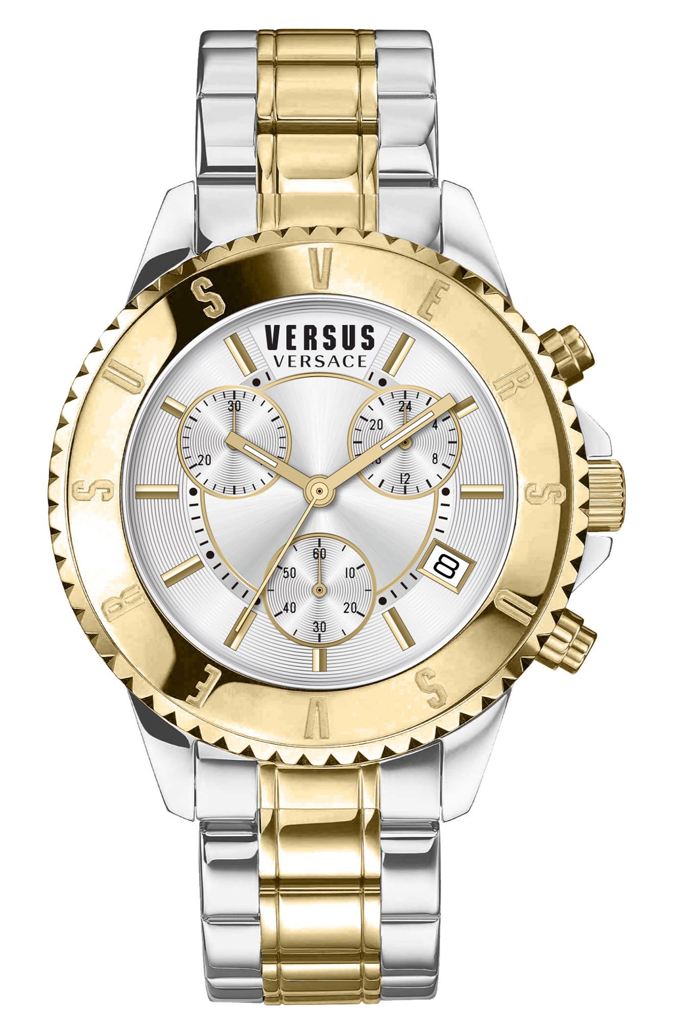 VERSUS Versace Two-Tone Chronograph Quartz Bracelet Watch, 44mm ...