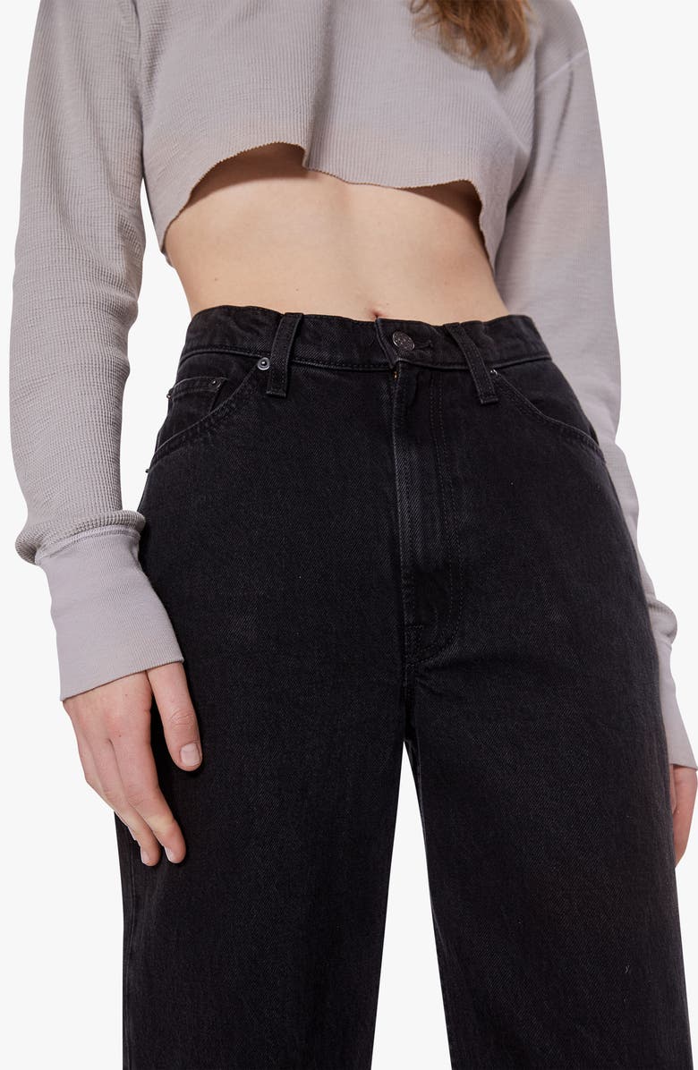 MOTHER Double Stack Hover High Waist Ankle Straight Leg Jeans ...