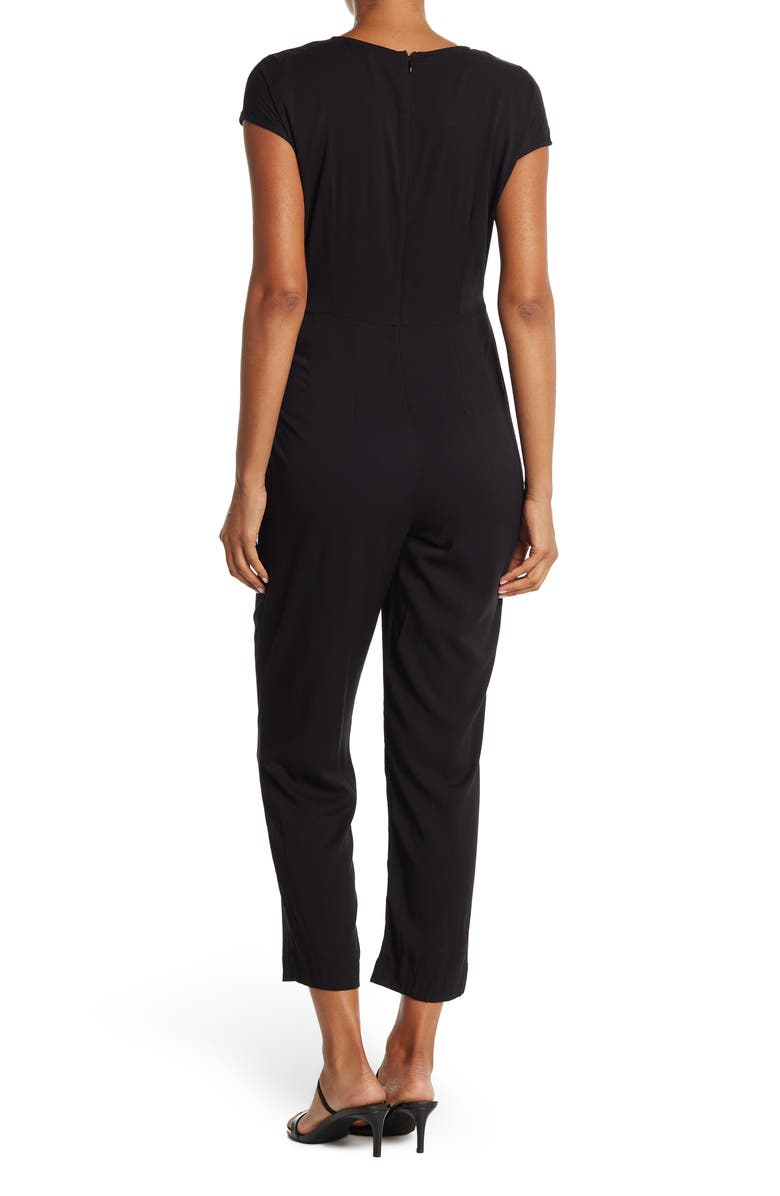 Sharagano Cap Sleeve Challis Jumpsuit | Nordstromrack