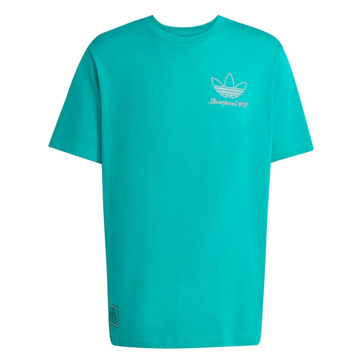 adidas Men's adidas Green Liverpool Terrace Icons Collection Graphic T ...