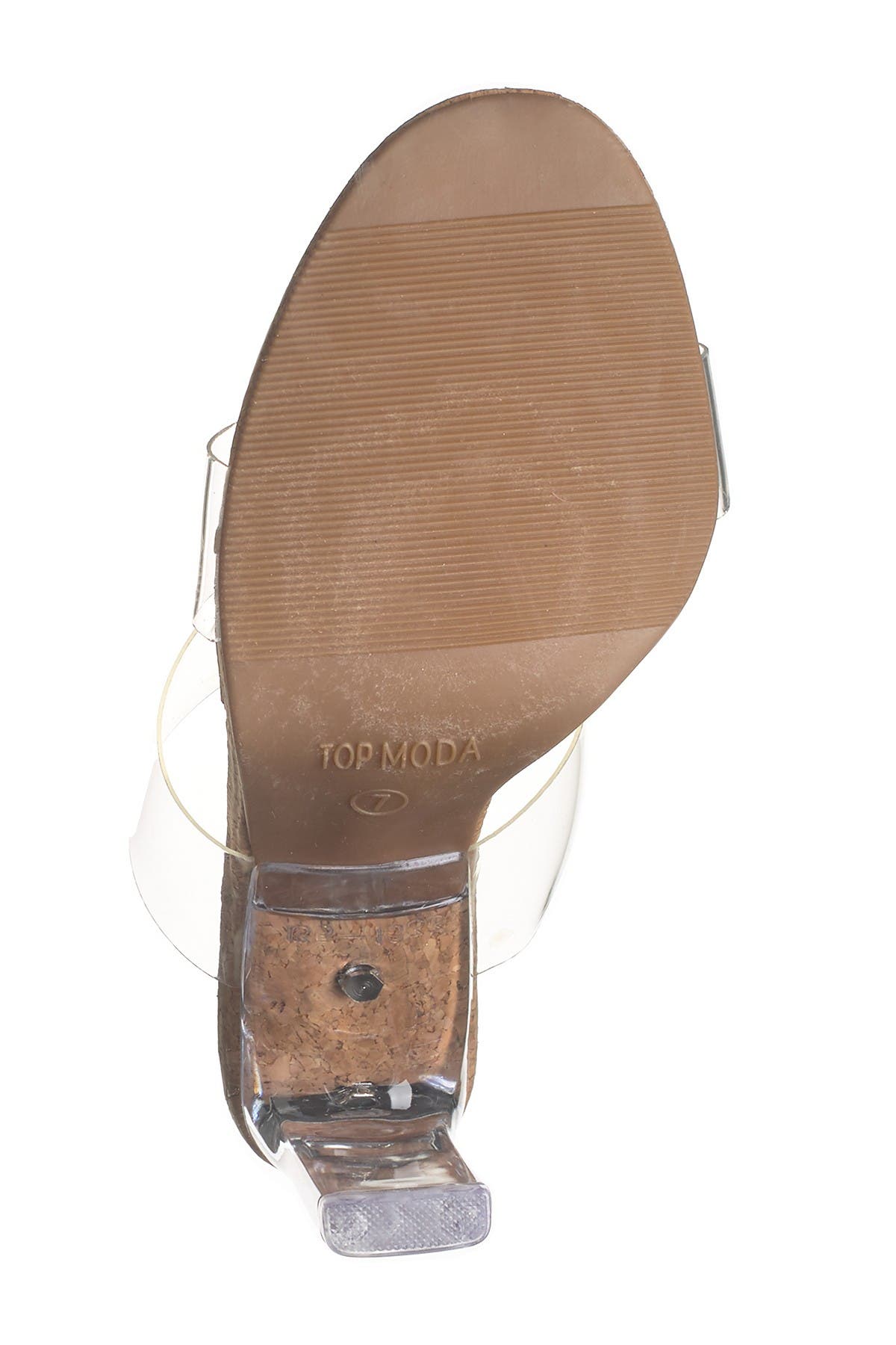 TOP GUY SHOES Alder Clear Strap Block Heel Sandal | Nordstromrack