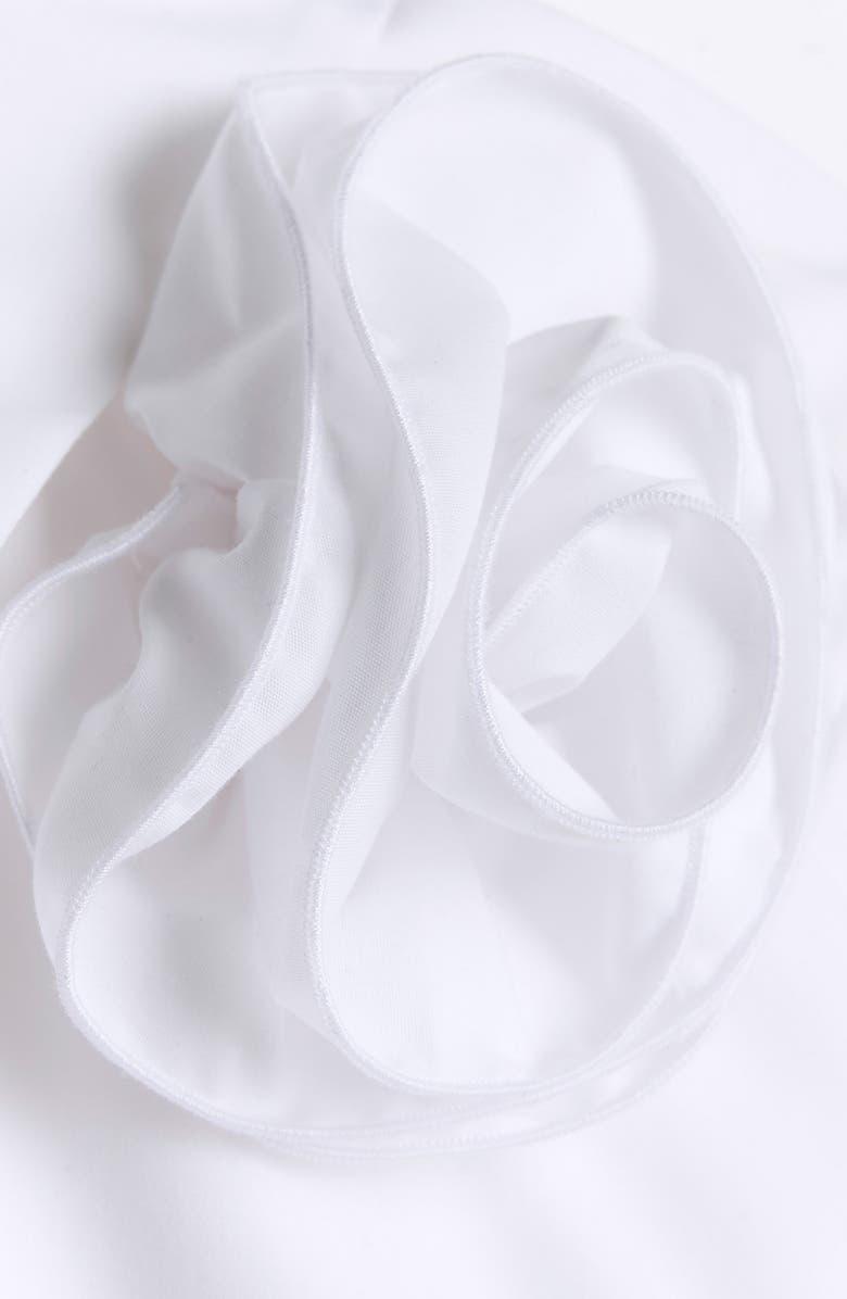 River Island Trim Fit Corsage Detail Poplin Button-Up Shirt | Nordstromrack