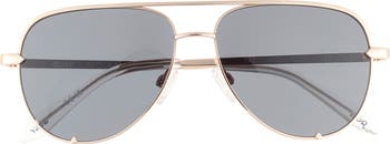 QUAY High Key Medium 50mm Aviator Sunglasses | Nordstromrack