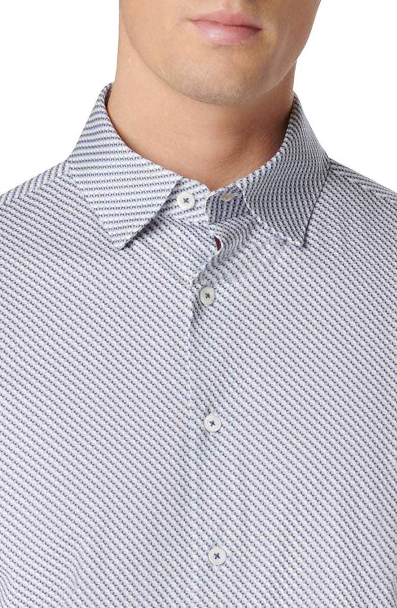 Bugatchi James OoohCotton® Geo Print Button-Up Shirt | Nordstromrack
