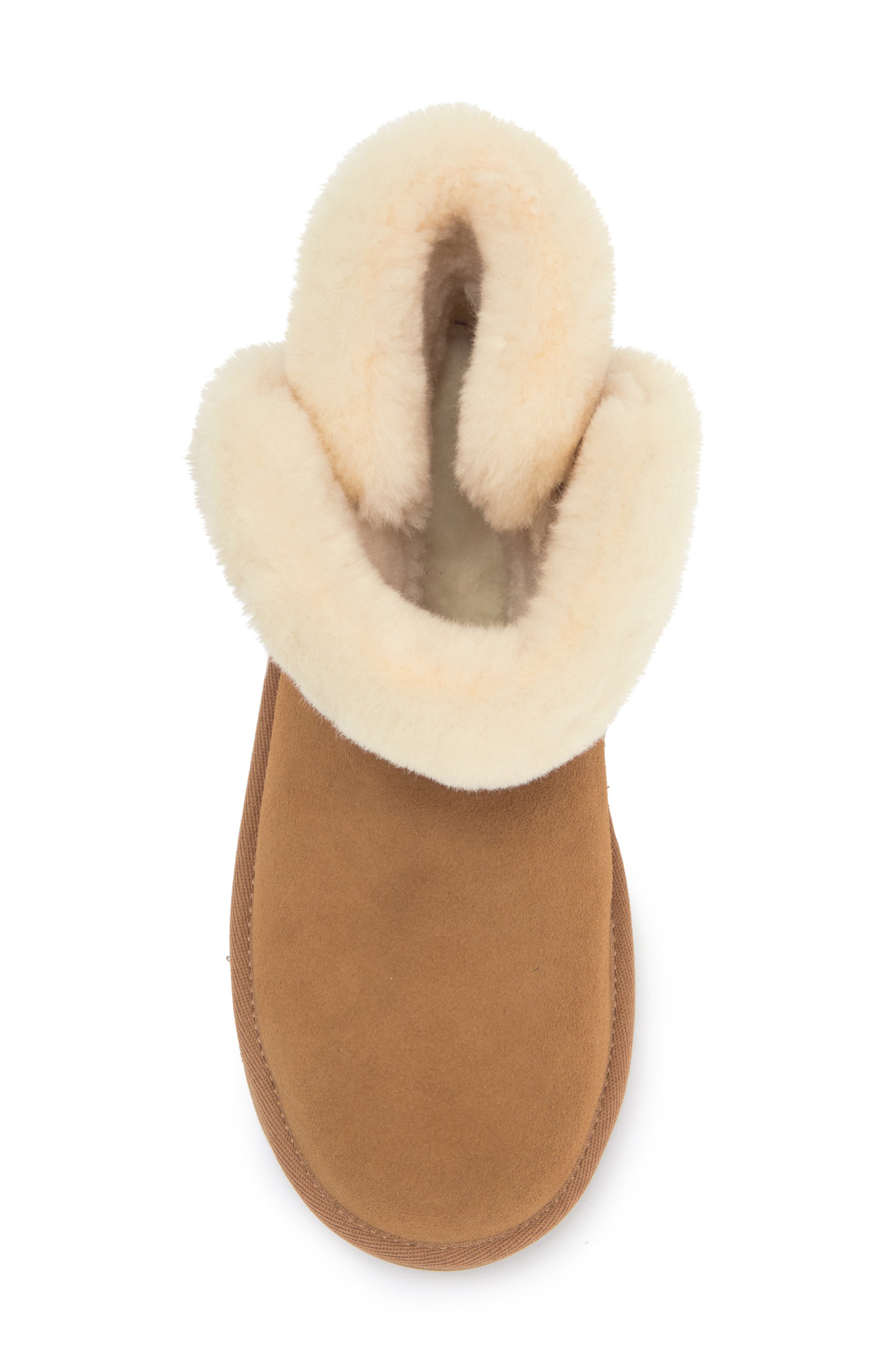 UGG® Kids' Saniya Genuine Shearling Collar Boot | Nordstromrack