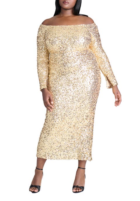 Metallic Plus Size Dresses for Women | Nordstrom