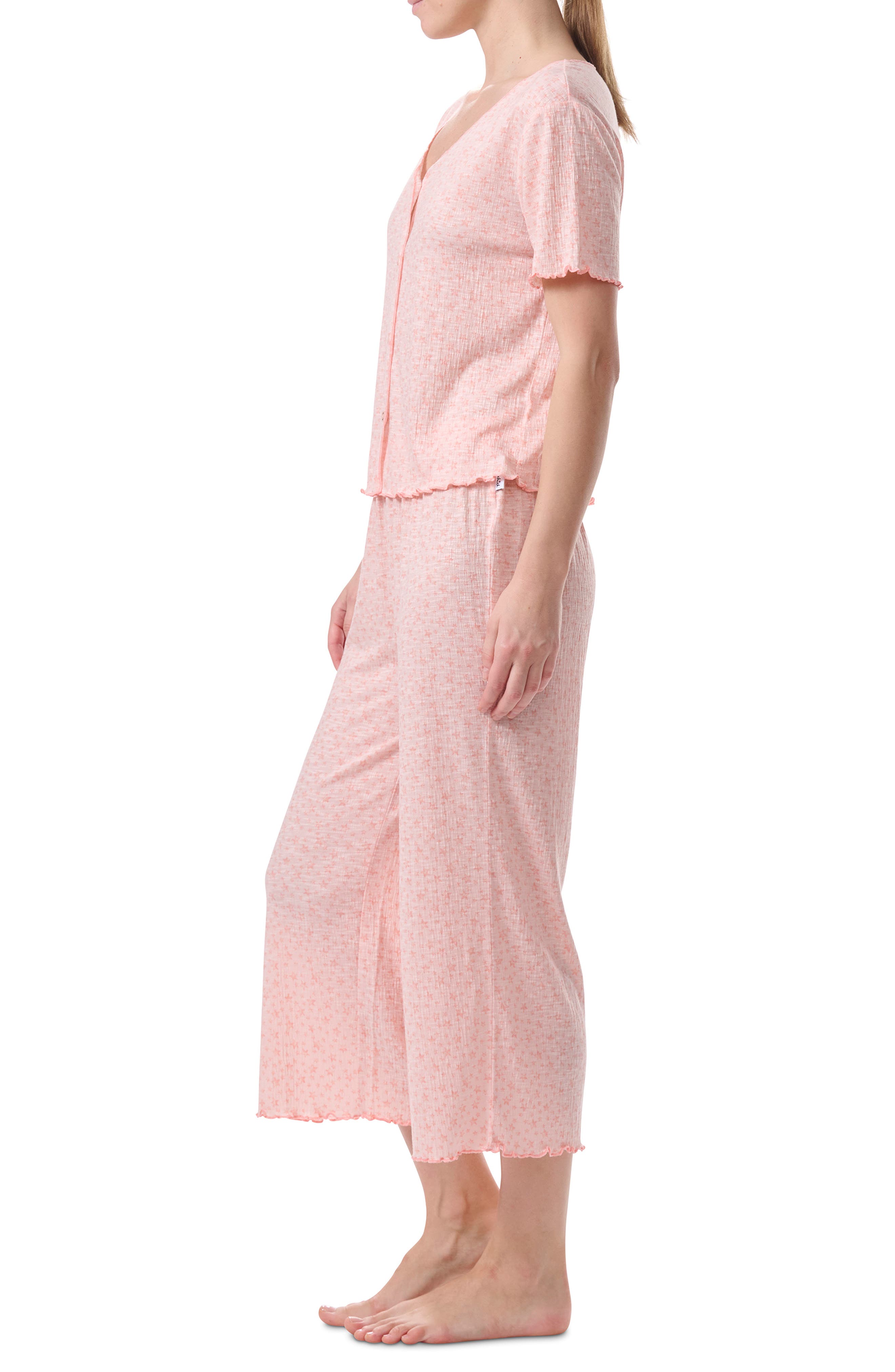 Splendid Textured Crop Pajamas | Nordstromrack
