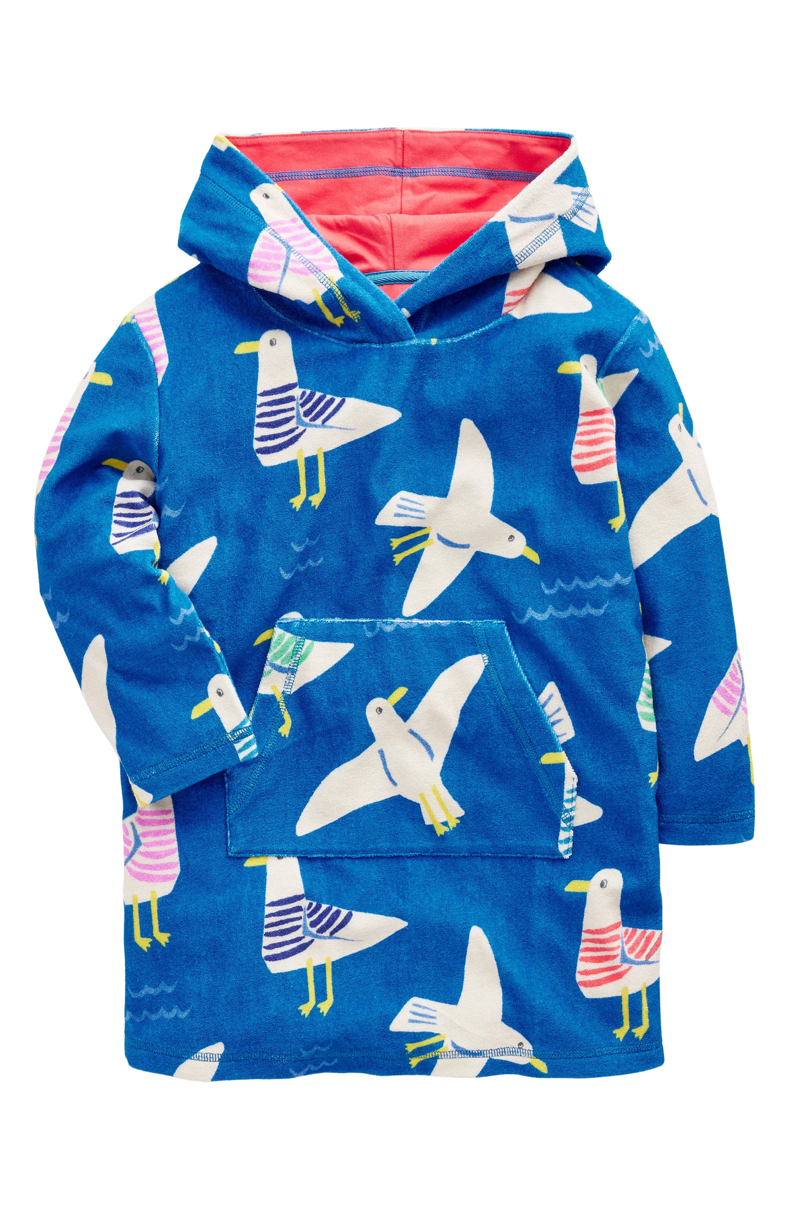 Mini Boden Kids' Terry Cloth Hooded Cover-Up | Nordstromrack