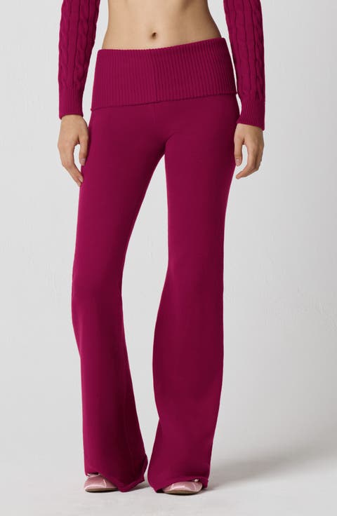 Women's Red Wide-Leg Pants | Nordstrom