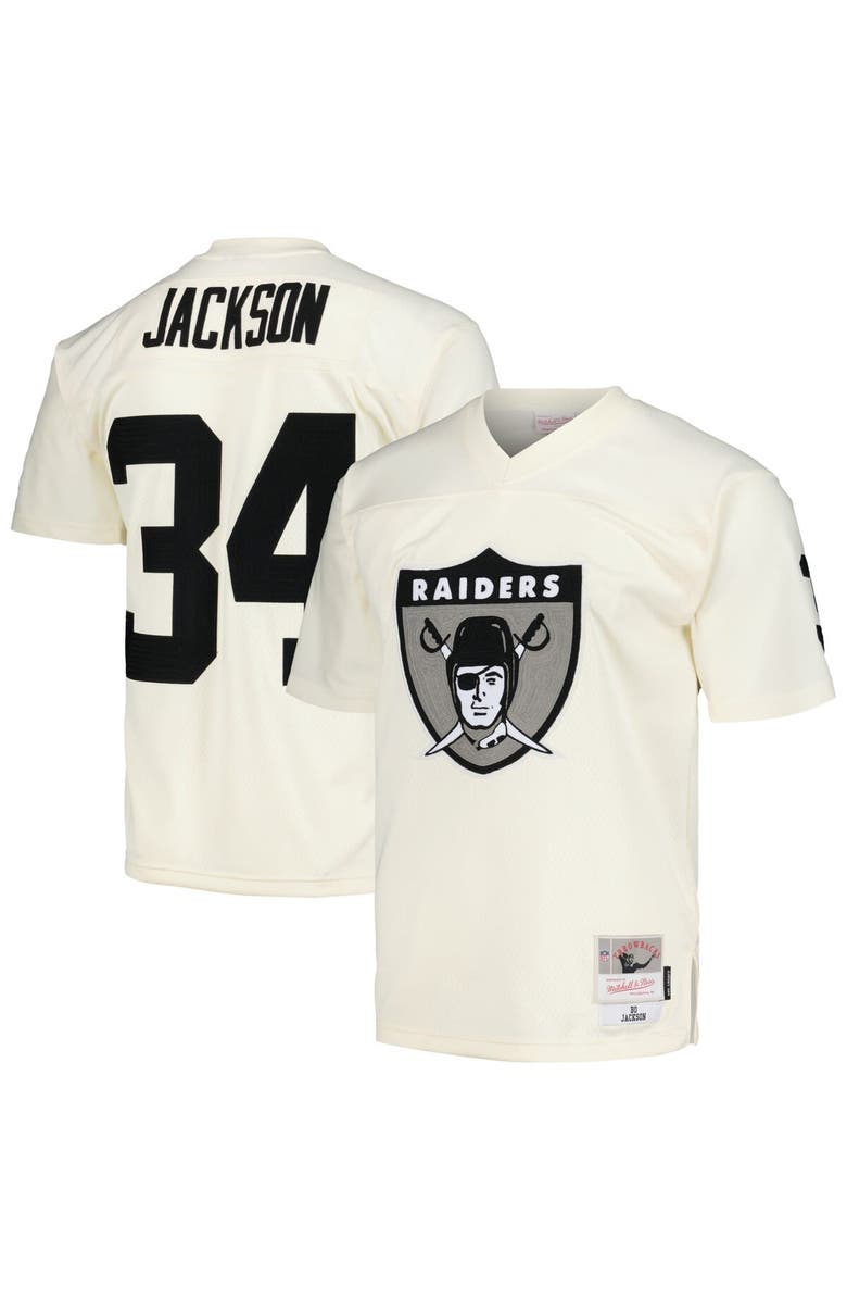 Mitchell & Ness Men's Mitchell & Ness Bo Jackson Cream Las Vegas ...