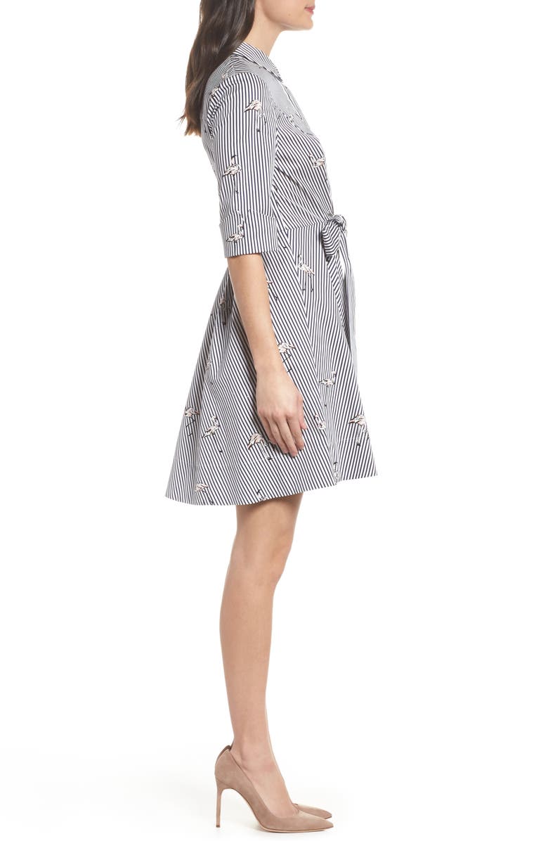 Felicity & Coco Welch Tie Front Shirtdress | Nordstromrack