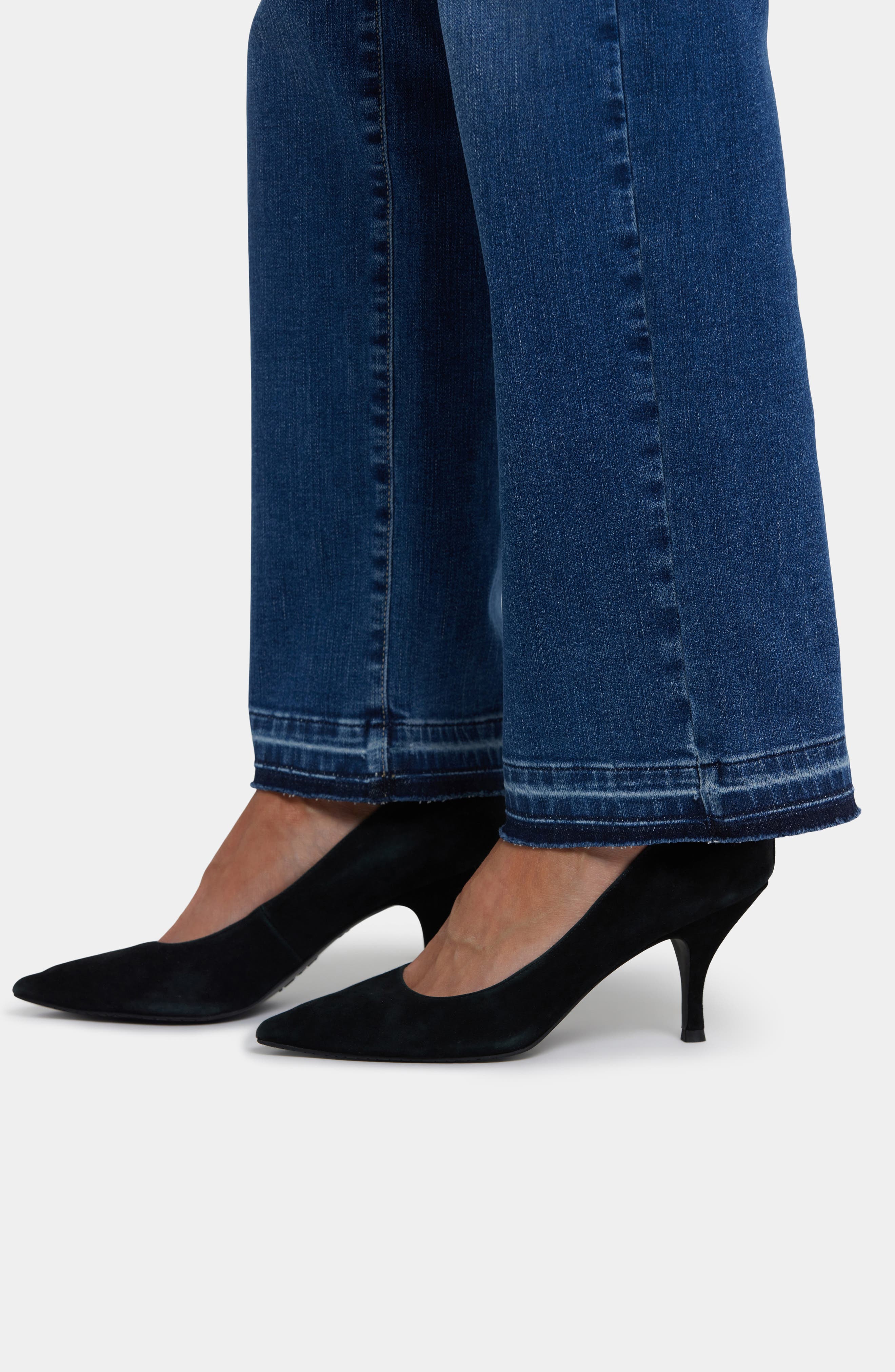 NYDJ Bailey Release Hem High Waist Relaxed Straight Leg Jeans ...