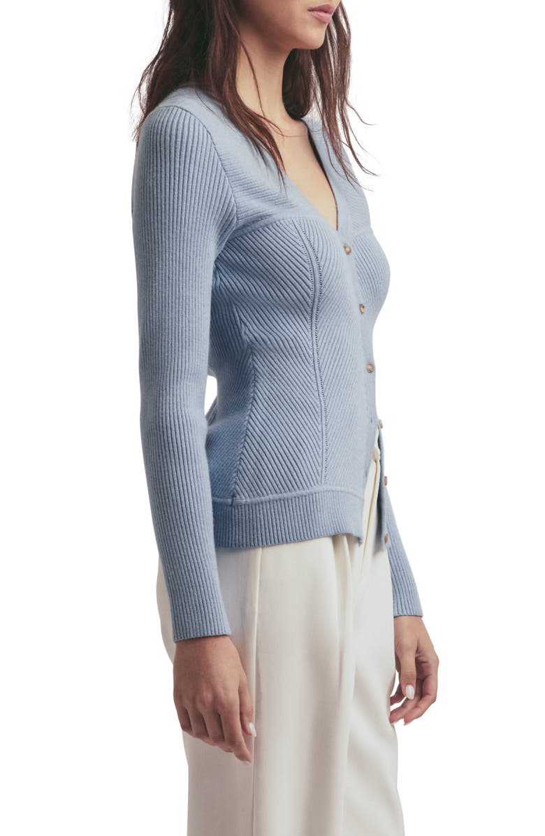 Favorite Daughter The Lena Bustier Rib Cardigan | Nordstromrack