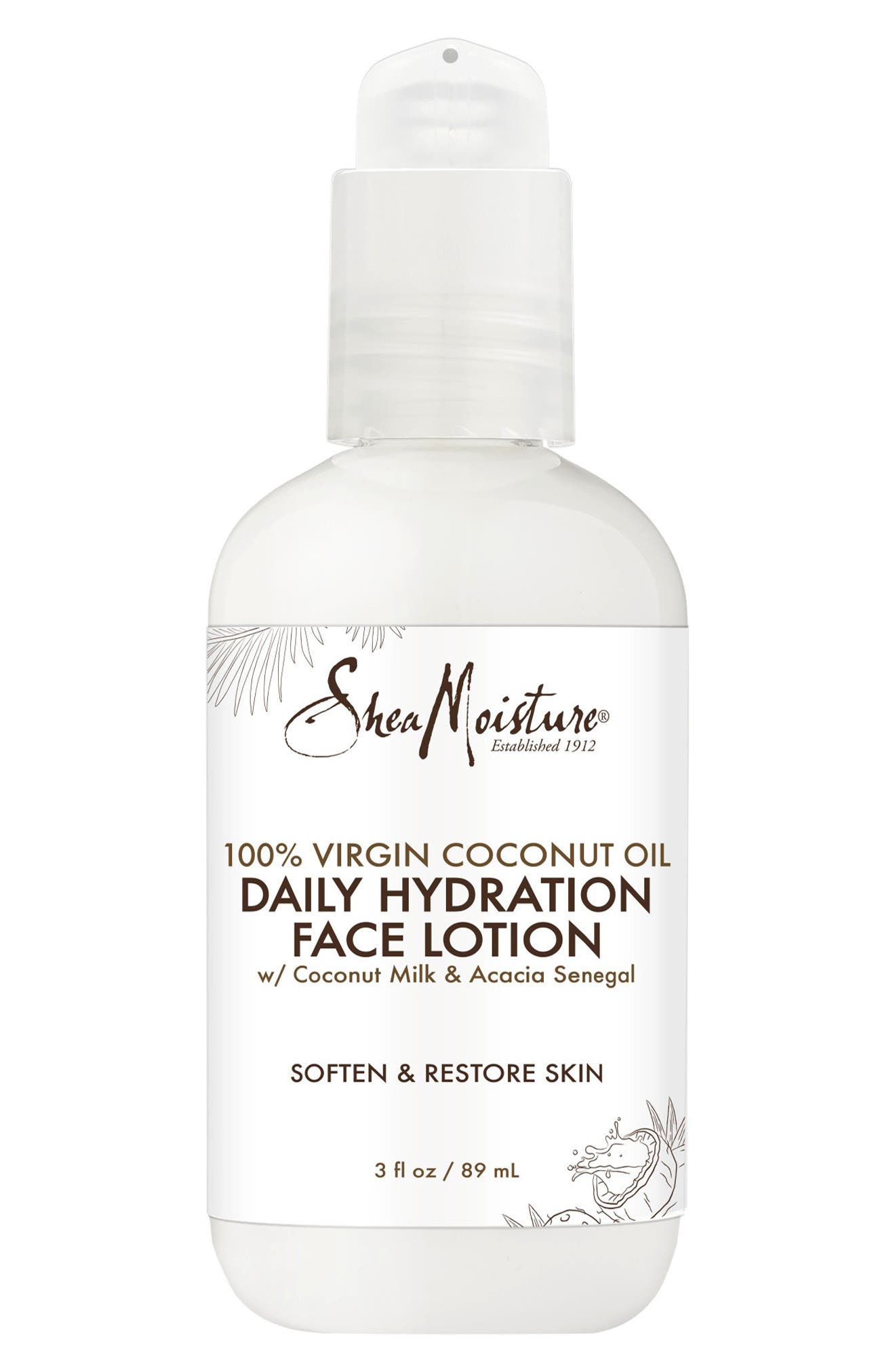 SHEA MOISTURE 100% Virgin Coconut Oil Daily Face Hydration Face Lotion ...