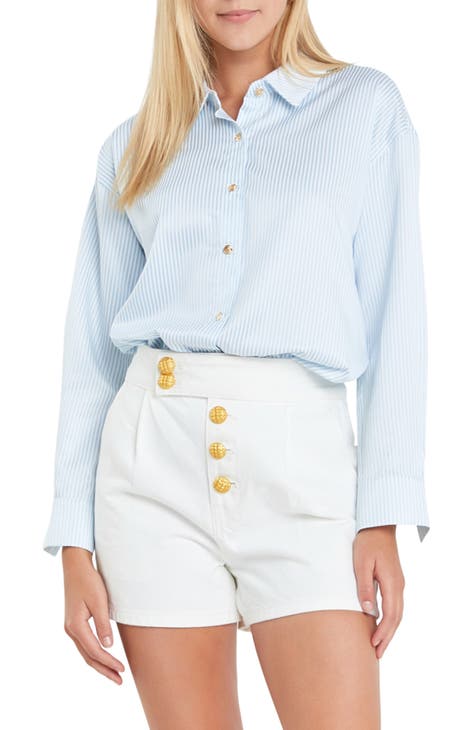 Women's Button-Up Striped Tops | Nordstrom