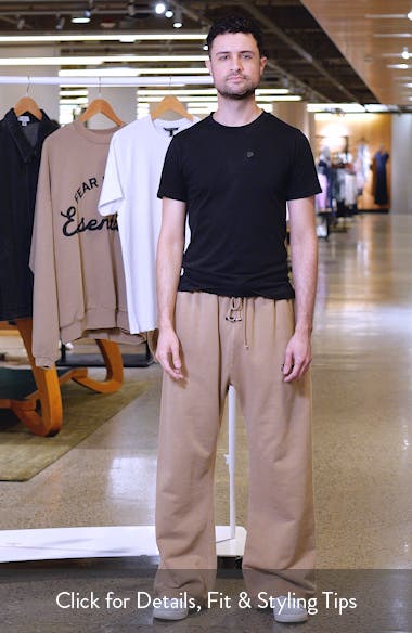 Classic Fit Training Logo Flare Leg Sweatpants (Men) | Nordstrom