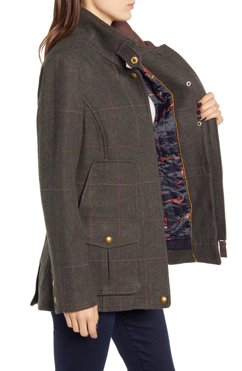 Joules Wool Blend Tweed Field Coat | Nordstrom