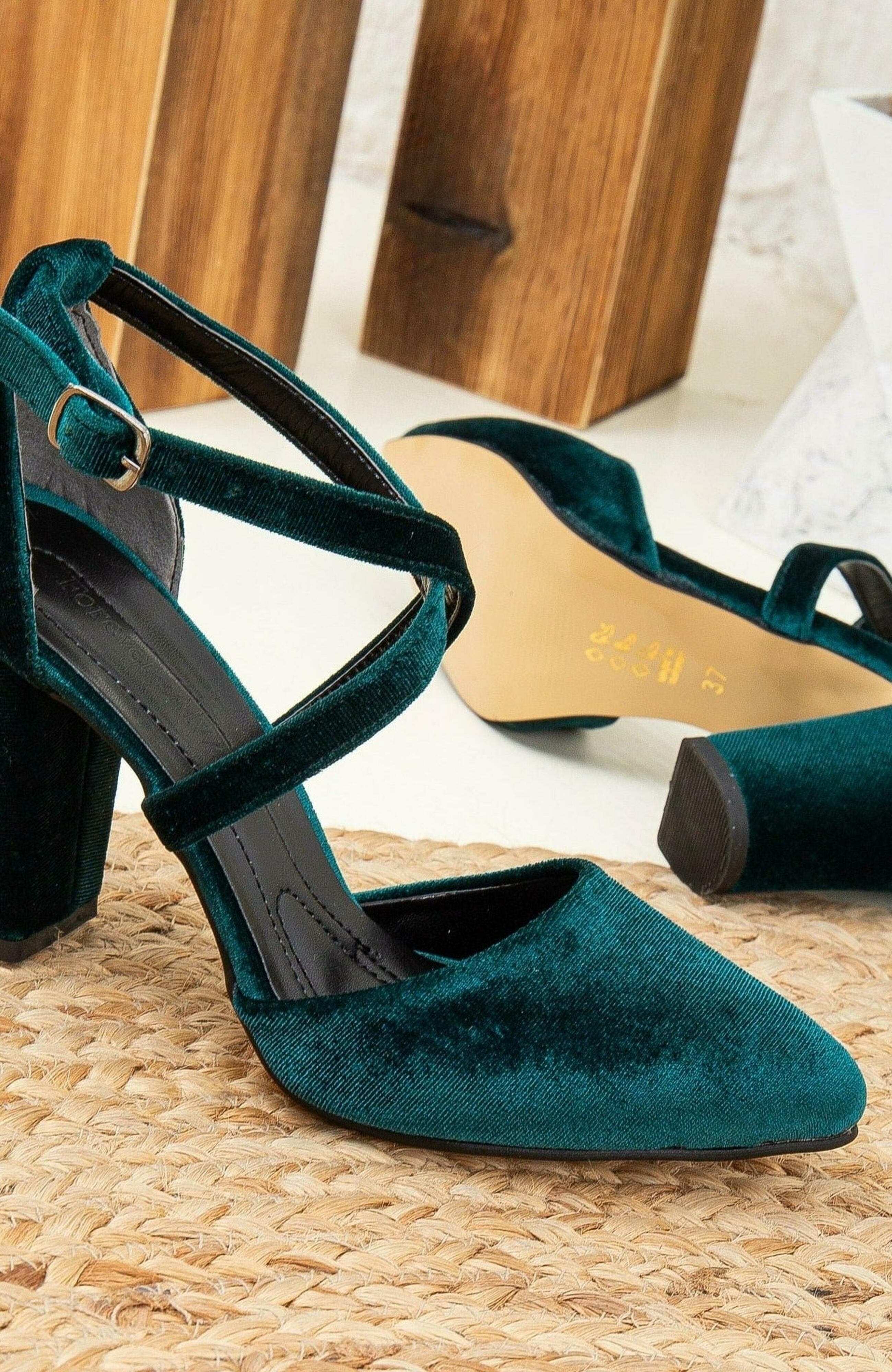 Sina Criss Cross High Block Heels (Women) | Nordstrom